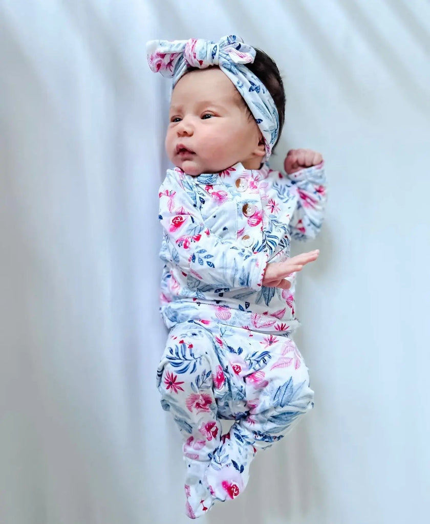 Newborn Baby Girl Coming Home Outfit, Baby Clothes Set, Soft Baby Outfit