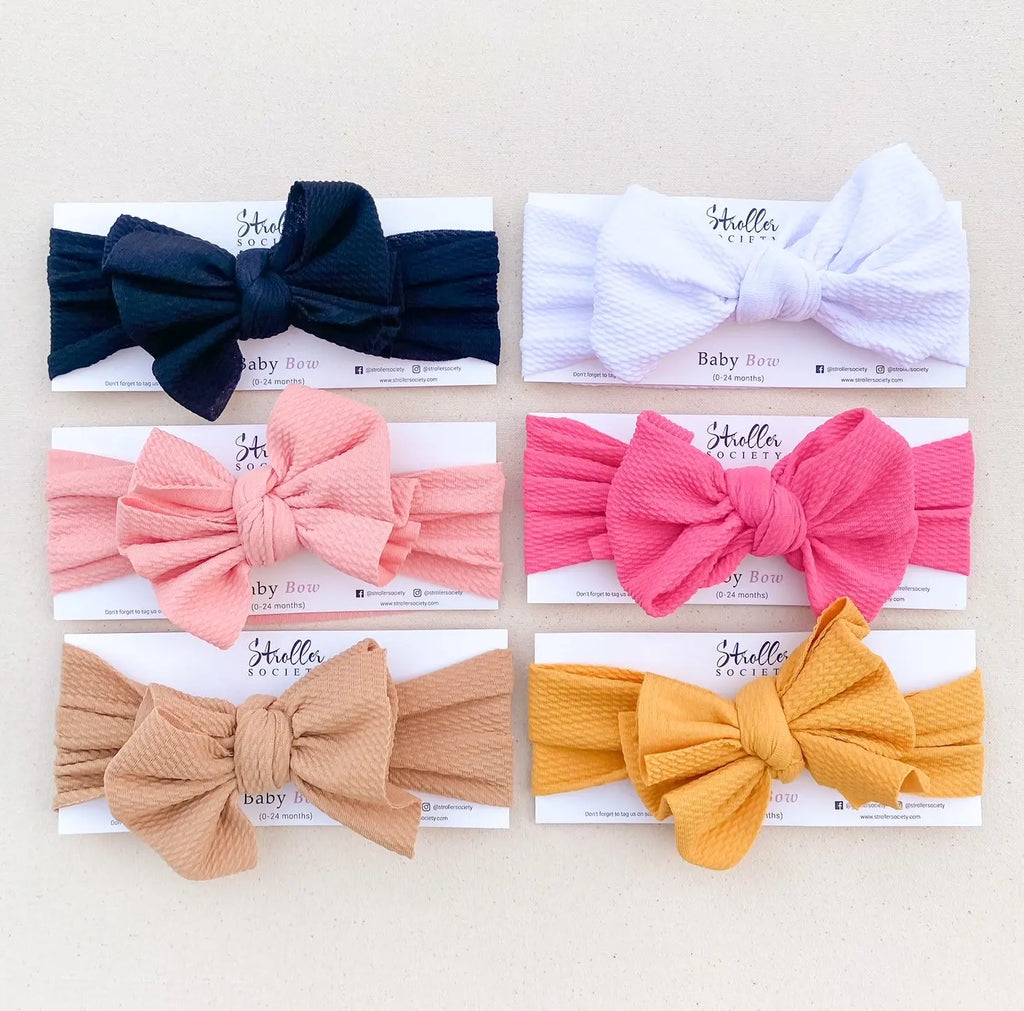 Baby Bows - Soft Headband Set